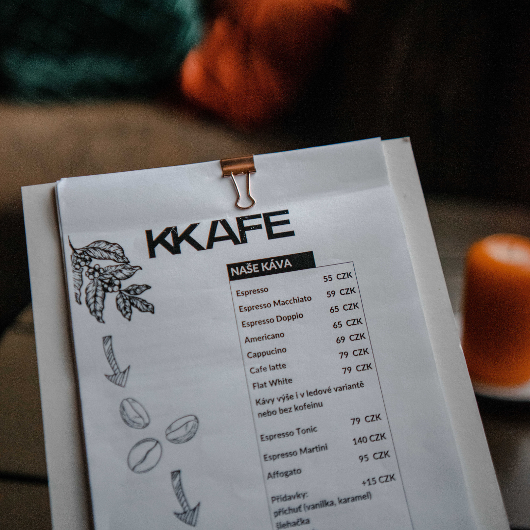 K-Kafe.cz – Webové stránky kavárny KKAFE
